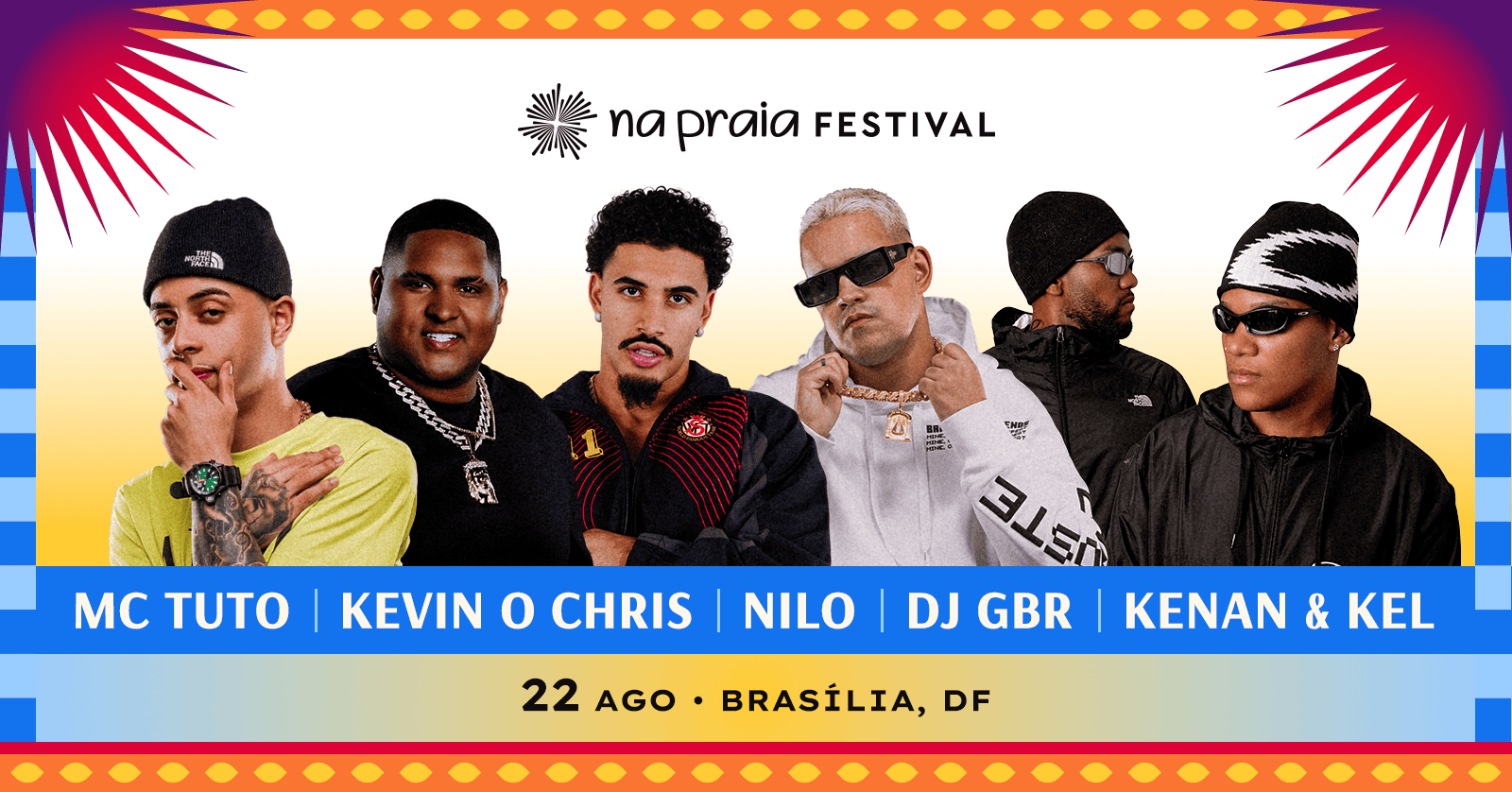 MC Tuto + Kevin o Cris + Kenan & Kel + Nilo + GBR - Na Praia Festival ...